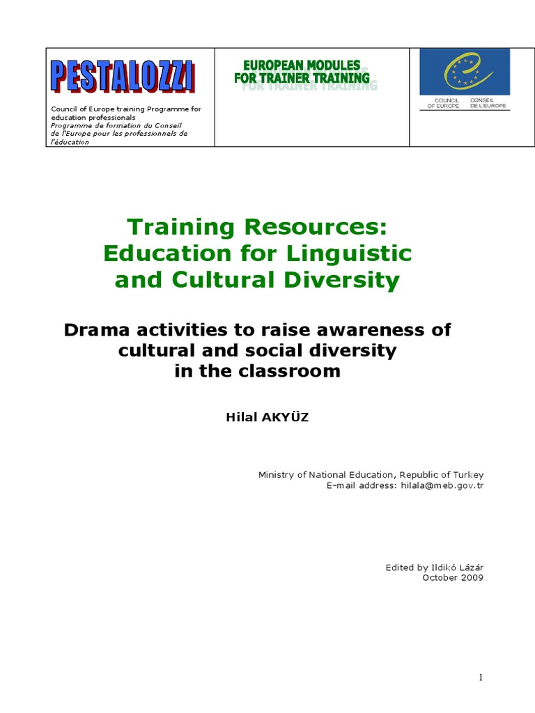 815 - Drama Activities To Raise Awareness of Cultural and Social ...