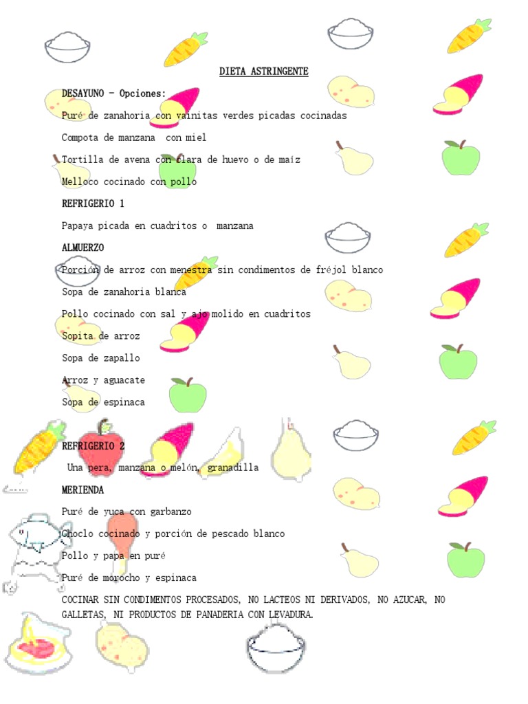 Dieta Astringente | PDF