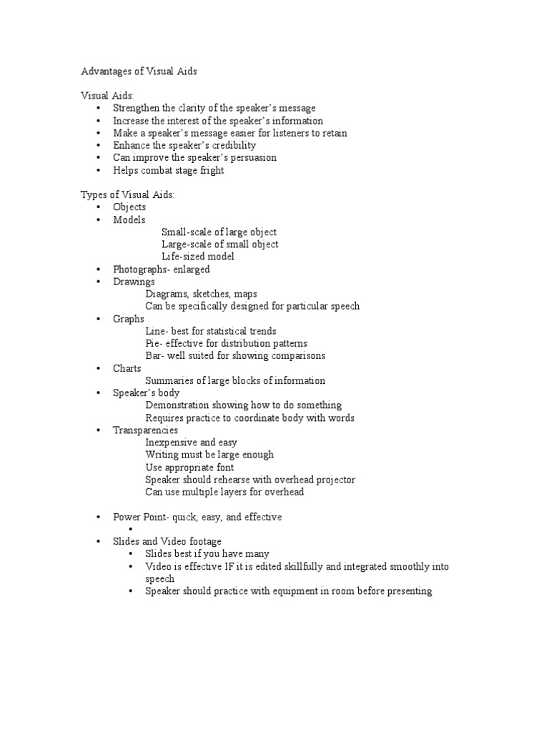 Benefits of Visual Aids in Presentations | PDF | Communication | Semiotics