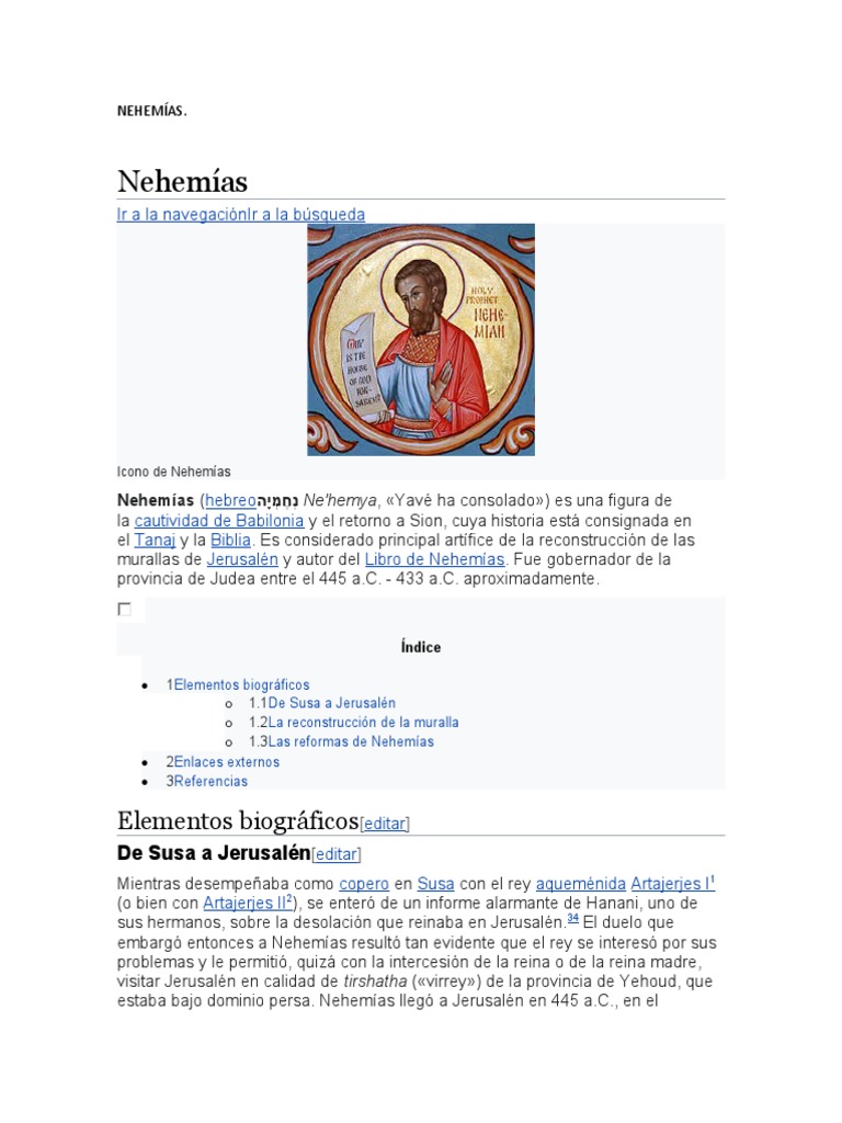 Nehemías: Constructor de Jerusalén | PDF | El antiguo Israel y Judá ...