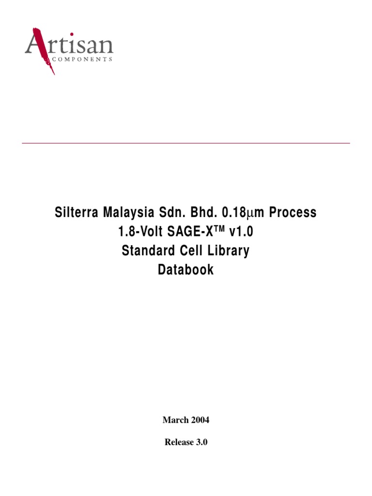 Silterra 18 RVT | PDF | Electronic Design | Information And ...