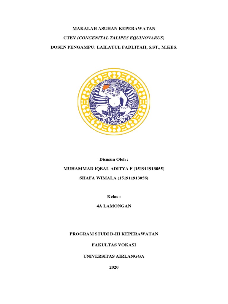 Makalah Askep Ctev Newww Shawi Iqbal Kel 15 | PDF