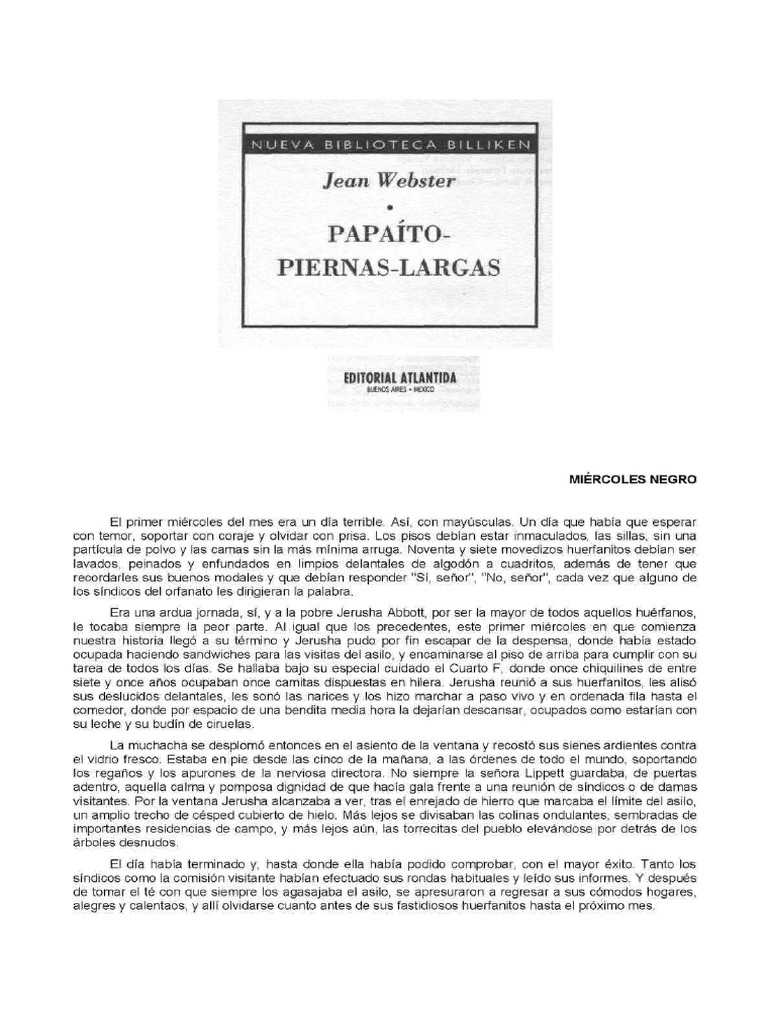 Papaito Piernas Largas | PDF