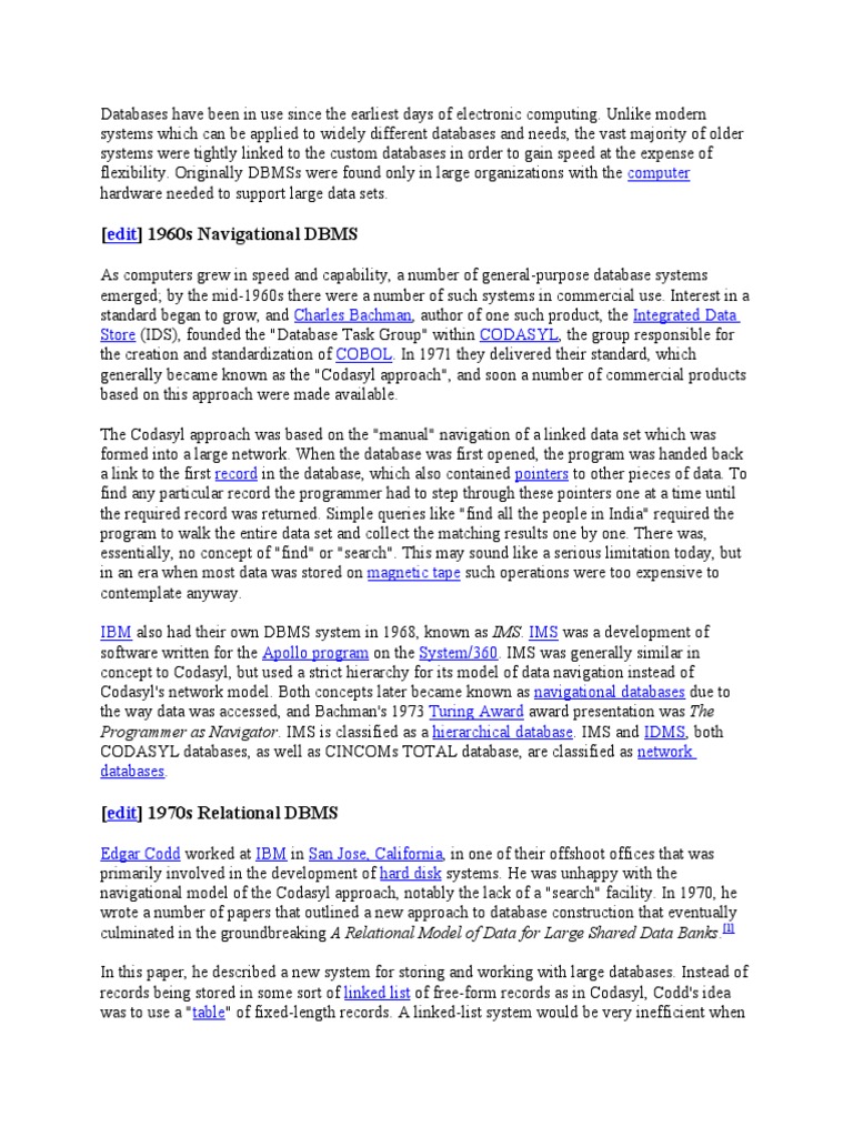 Trends in Database Software | PDF | Databases | Relational Database
