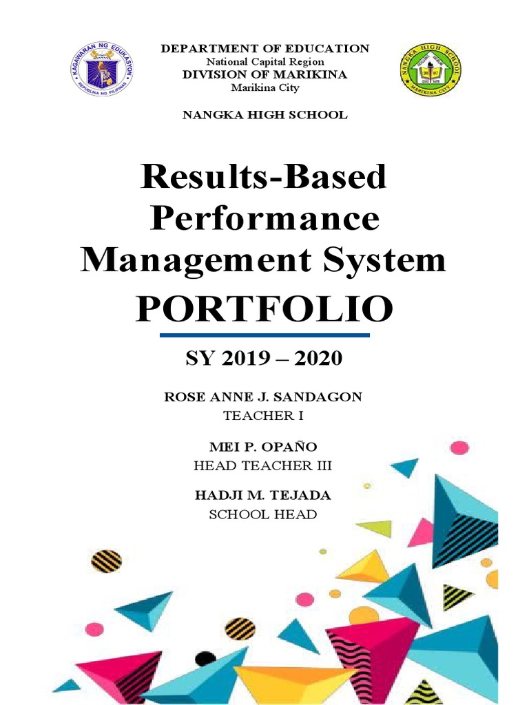 Results-Based Performance Management System: Portfolio | PDF ...