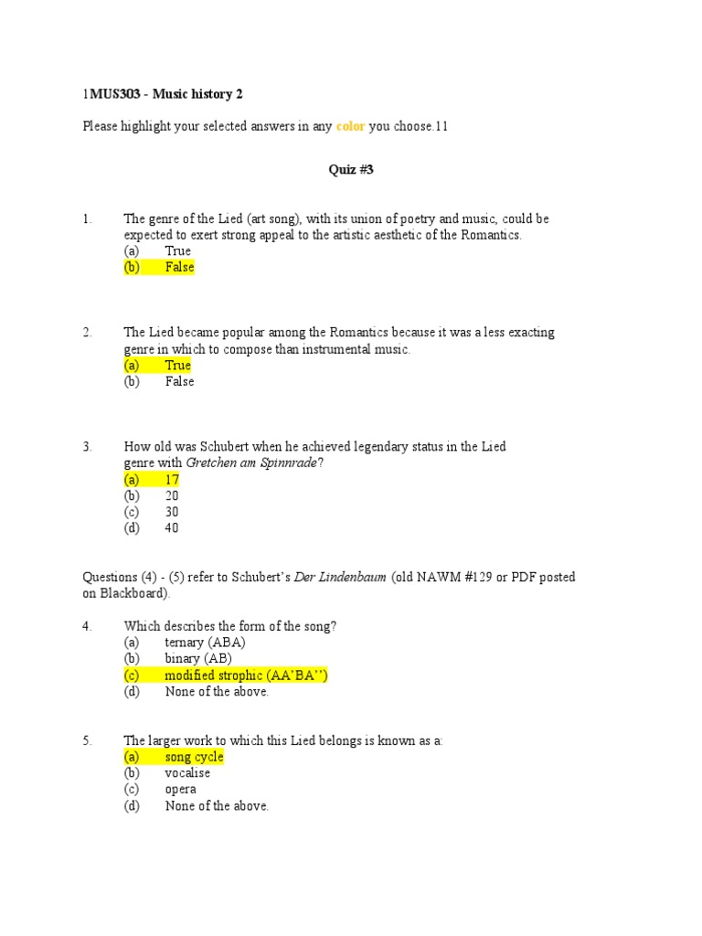 Music History 2 Notes | PDF
