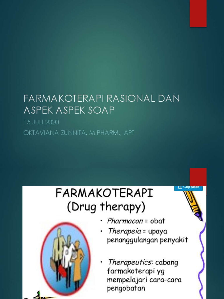 Materi 1 Farmakoterapi | PDF | Pengembangan Diri | Sains & Matematika