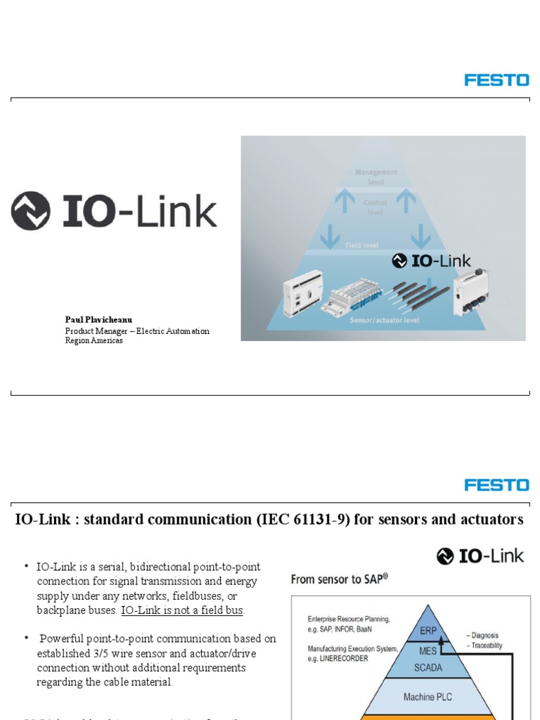 Fdocuments - Ec - Festo Io Link Presentation | PDF | Network Protocols ...