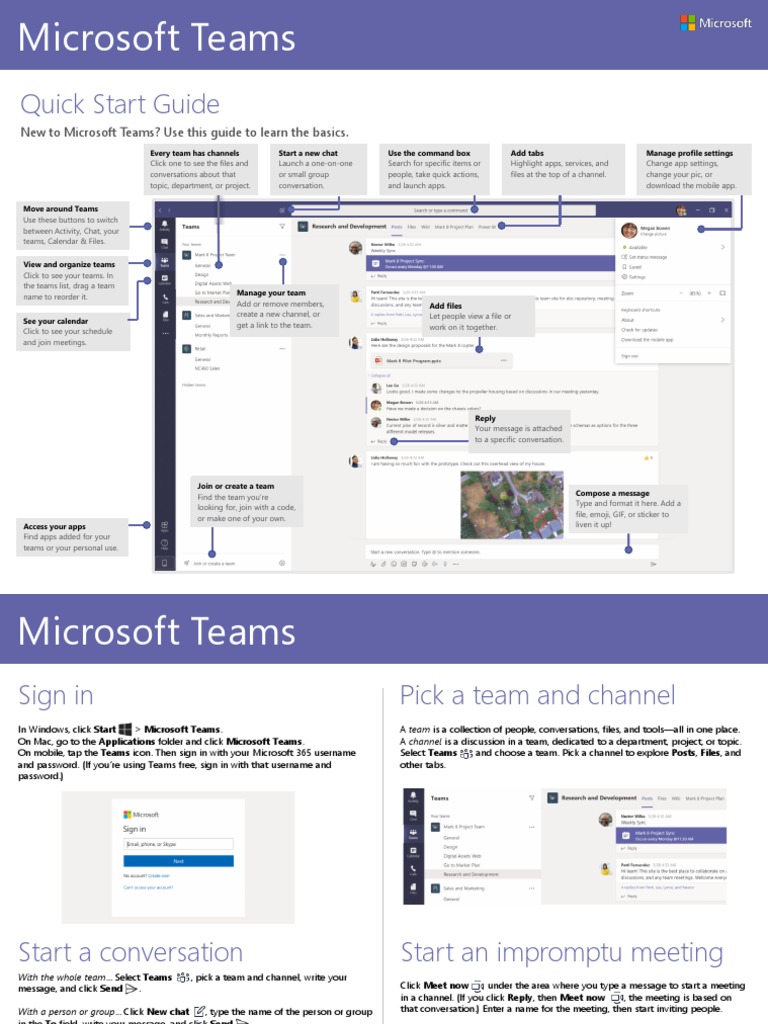 Quick Start Guide: New To Microsoft Teams? Use This Guide To Learn The ...