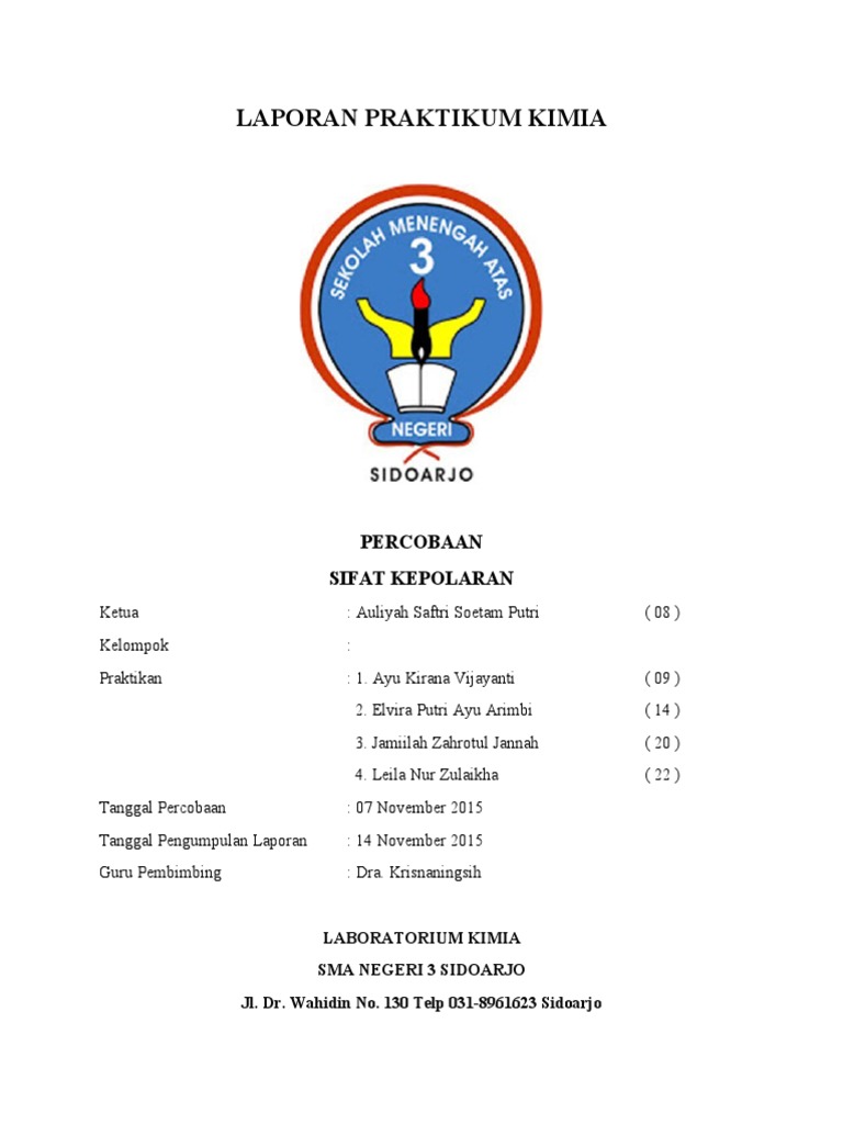 Sifat Kepolaran Senyawa Kimia | PDF