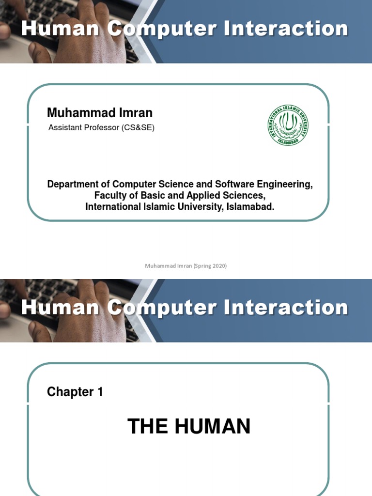 HCI-Chapter-1-The Human | PDF | Visual Acuity | Visual Perception