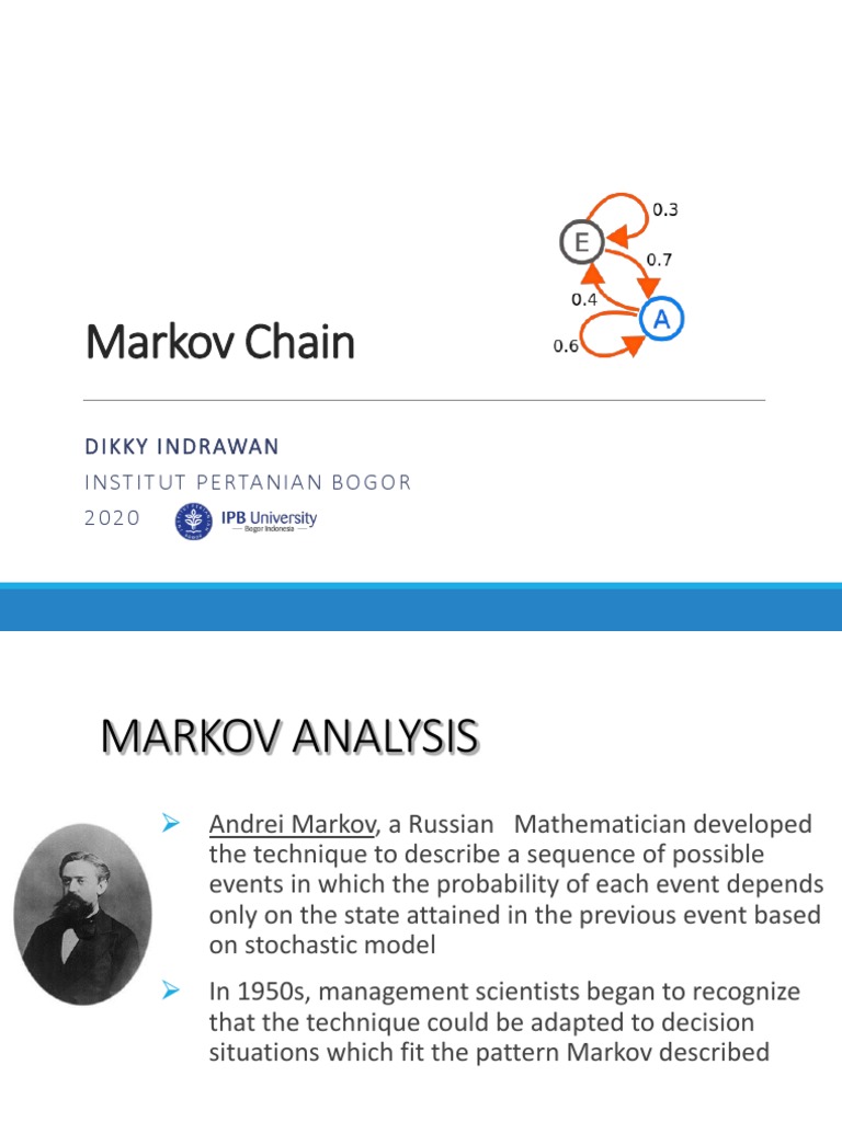 Bahan Kuliah Rantai Markov | PDF | Markov Chain | Mathematical Analysis