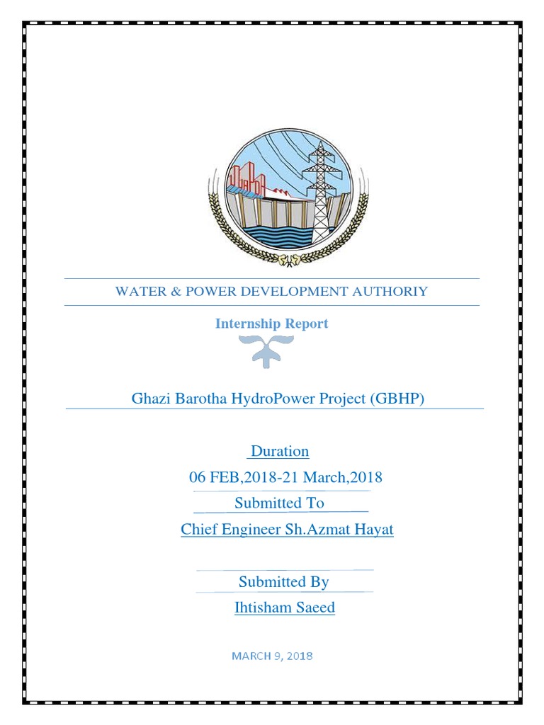 Ghazi Barotha Hydropower Project (GBHP) : Water & Power Development Authoriy | PDF | Turbine ...