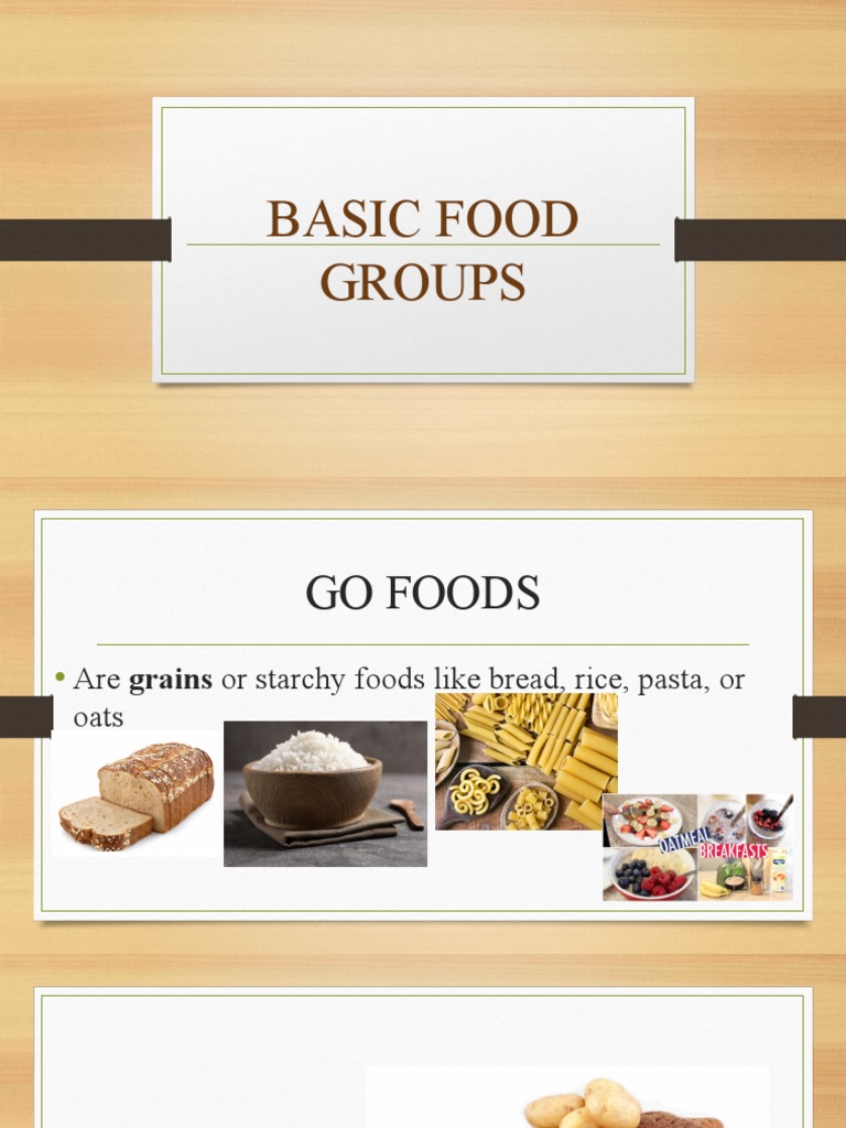 Basic Food Groups | PDF