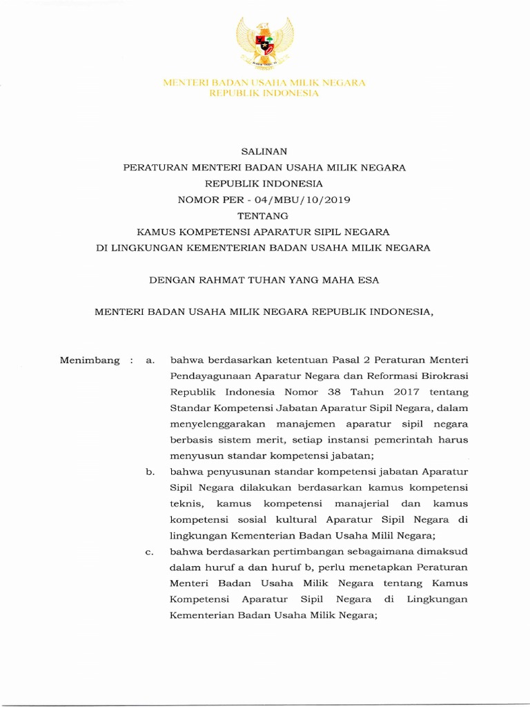 Per 04 Mbu 10 2019 | PDF