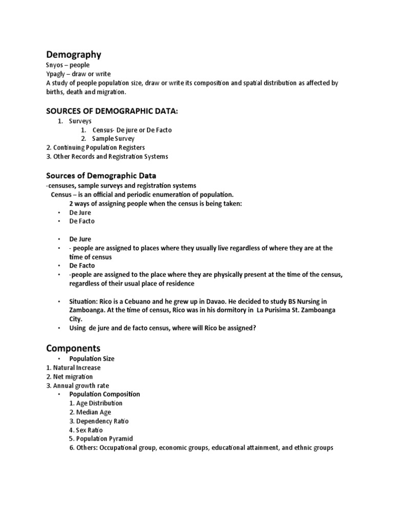 Demography: Sources of Demographic Data | PDF | Mortality Rate | Epidemics