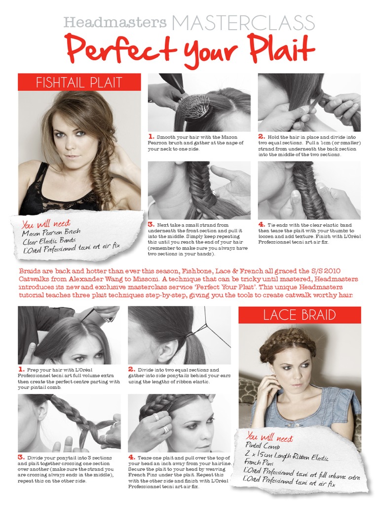 Masterclass: Perfect Your Plait Techniques | PDF | Braid | Human Hair