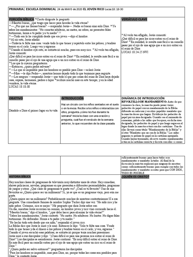 El Joven Rico | Descargar gratis PDF | Biblia | Jesús