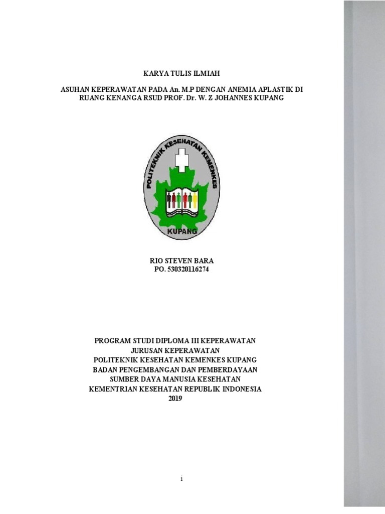 Asuhan Keperawatan Anemia Aplastik | PDF