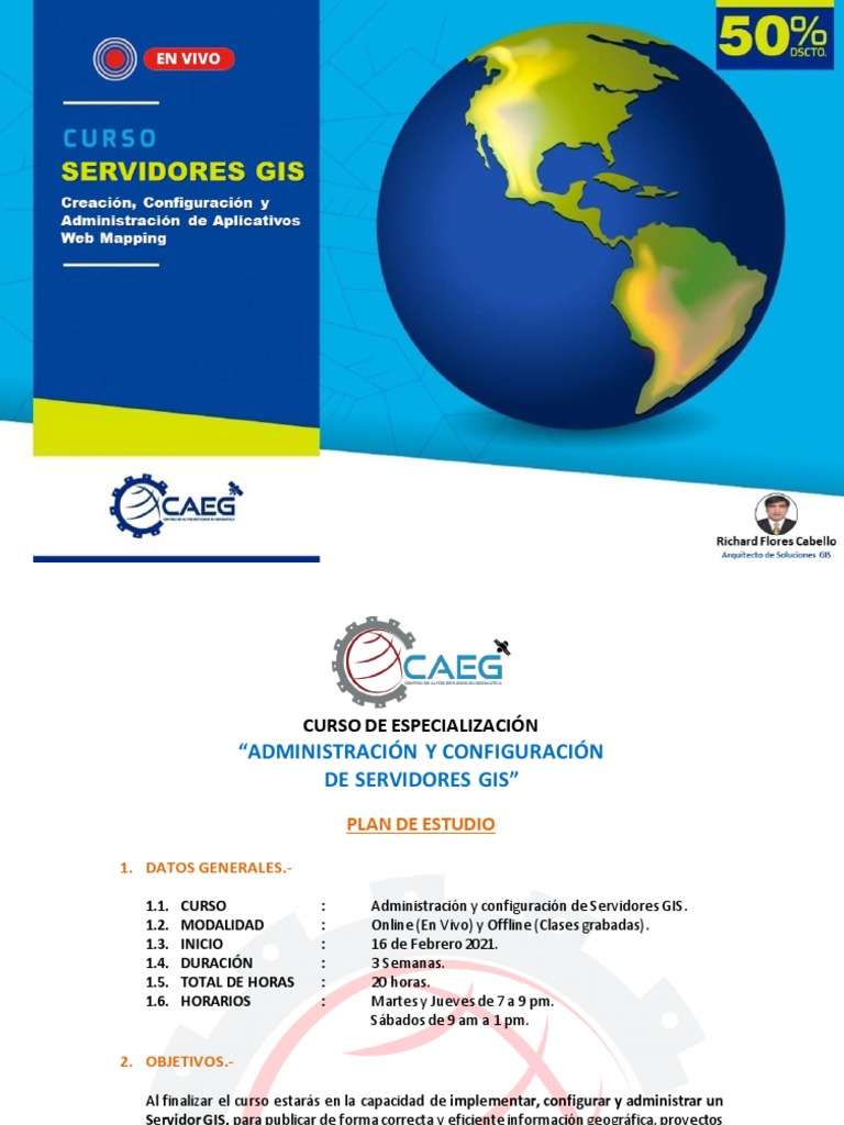 Estructura Del Curso - Servidores GIS | PDF | Sistema de información ...