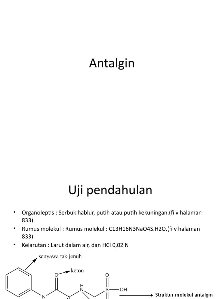 Antalgin | PDF