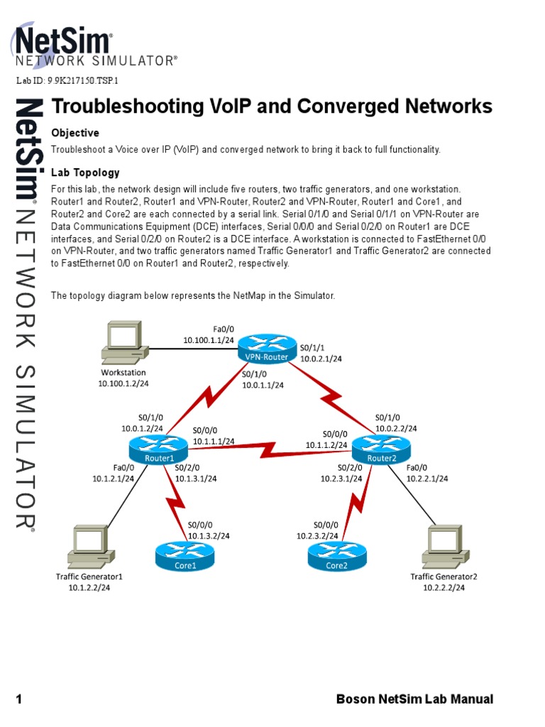 7-Troubleshooting VoIP and Converged Networks | PDF | Internet ...