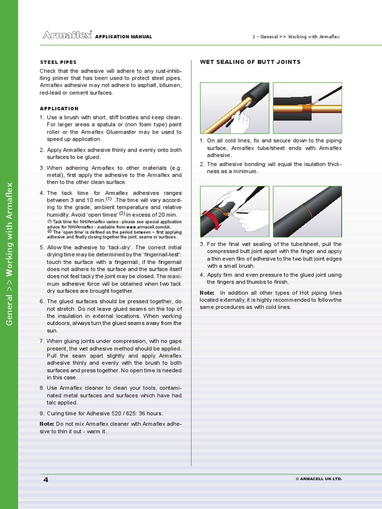 Armaflex Installation Manual | PDF | Building Insulation | Pipe (Fluid ...