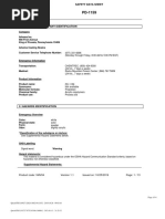 MSDS - Weber - Tec 301 GA-W 01 | PDF | Materials | Chemistry