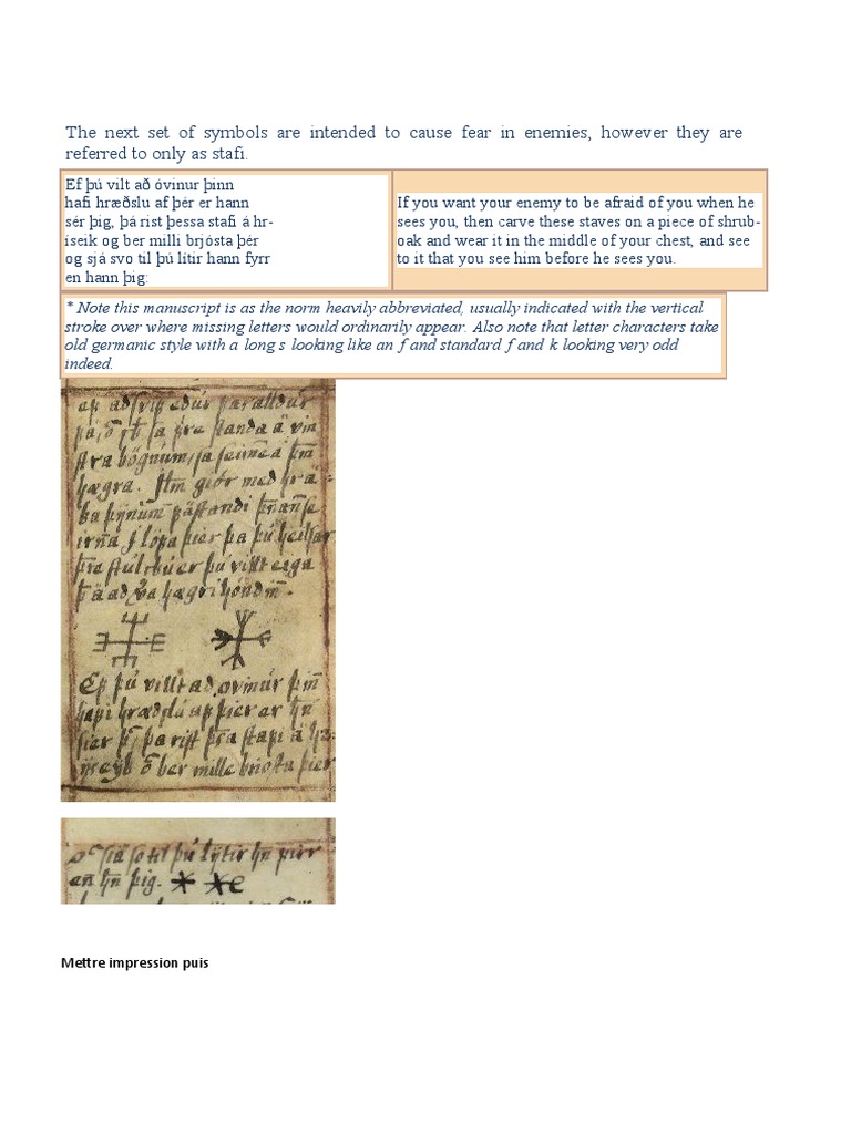 Futhark Symboles Iceland p3 | PDF | Runes