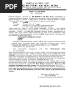 Contoh Cover Note Notaris Lampung | PDF