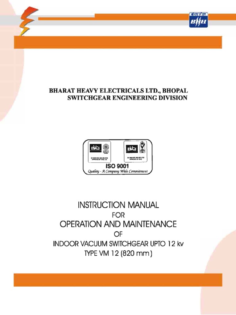 Vm12 O&m Manual-Final | PDF