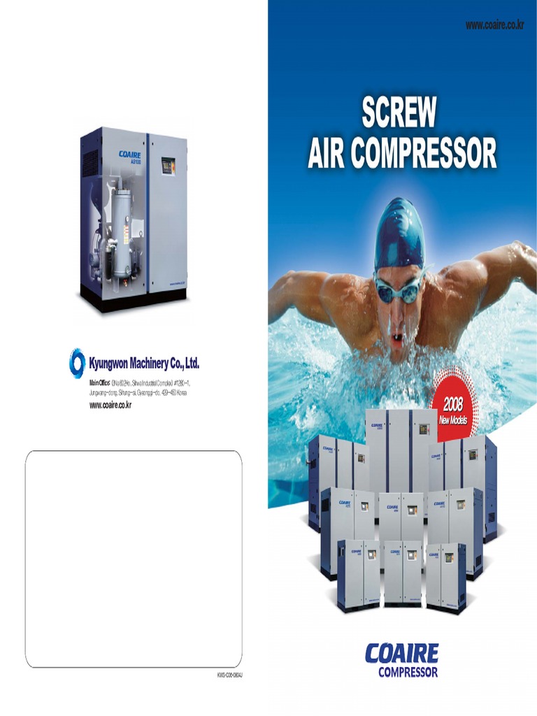 Catalogue Kyungwon Air Compressor | PDF | Electric Motor | Gas Technologies