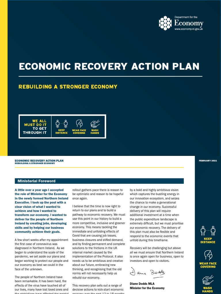 Economic Recovery Action Plan | PDF | Apprenticeship | Vocational Education