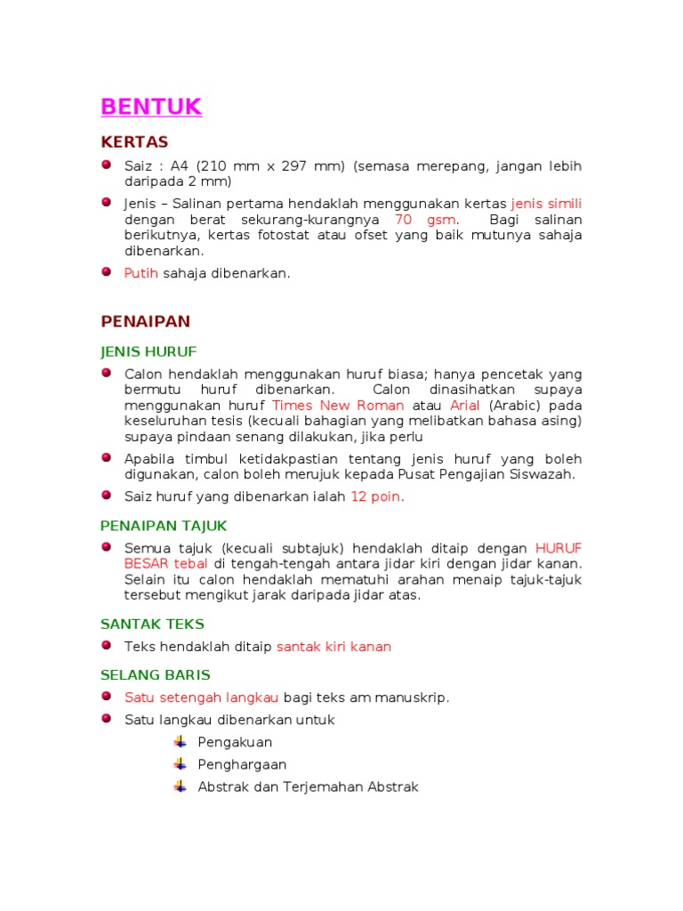 Penulisan Gaya Ukm | PDF
