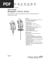 IFM SI5000 Flow Sensor Manual | PDF | Switch | Flow Measurement
