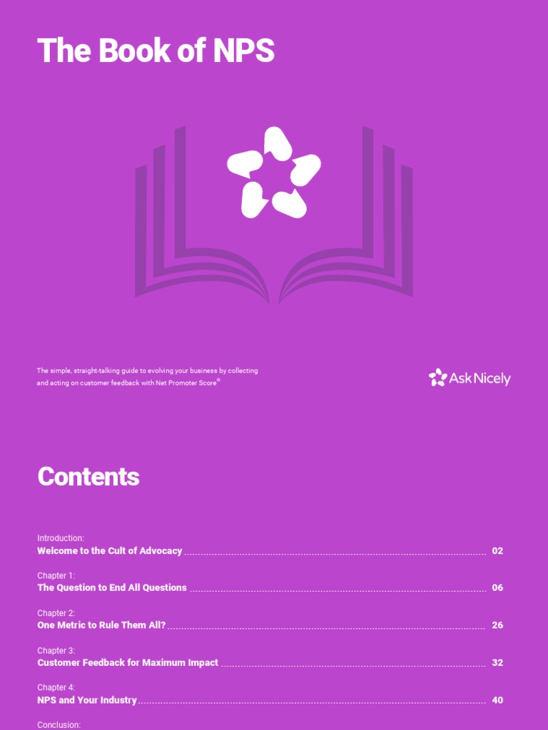 AskNicely The Book of NPS Web | PDF | Customer Satisfaction | Market ...