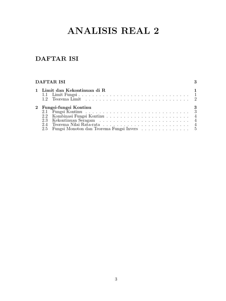 Analisis Real-2 | PDF