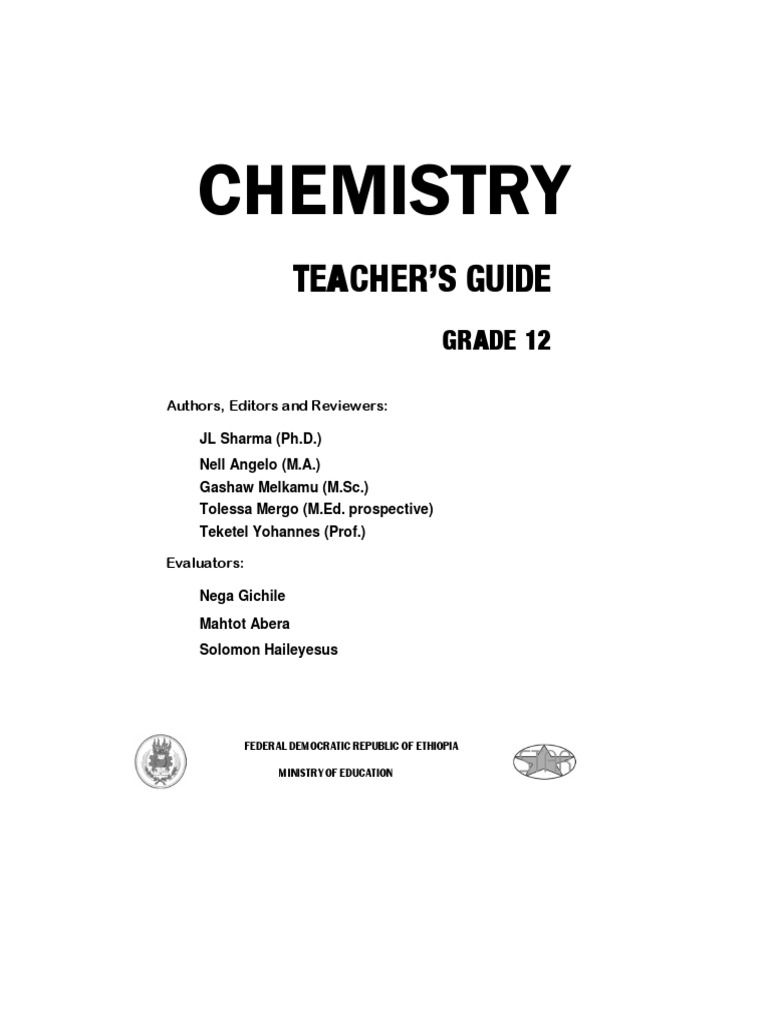 Chemistry: Teacher'S Guide | PDF | Solution | Mixture