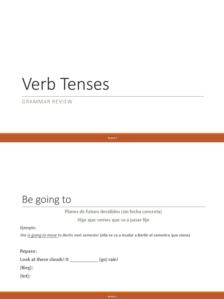 Repaso Future Tenses | PDF