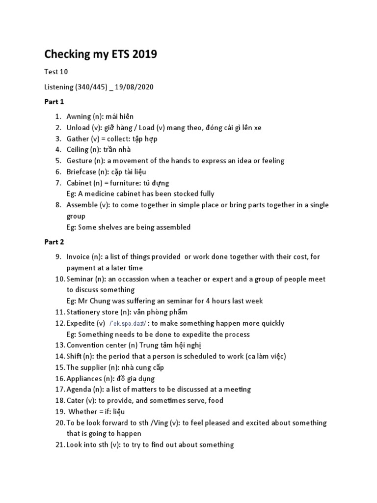 Checking My ETS 2019 | PDF | Business