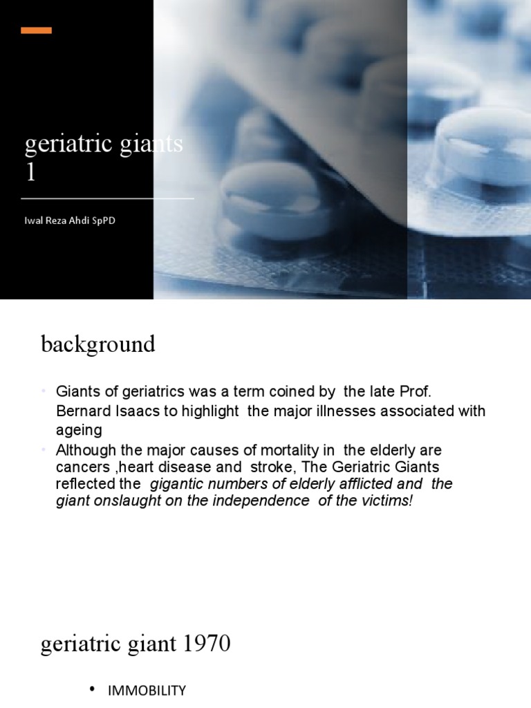 Geriatric Giants Iwal 1 2020 | PDF | Geriatrics | Infection