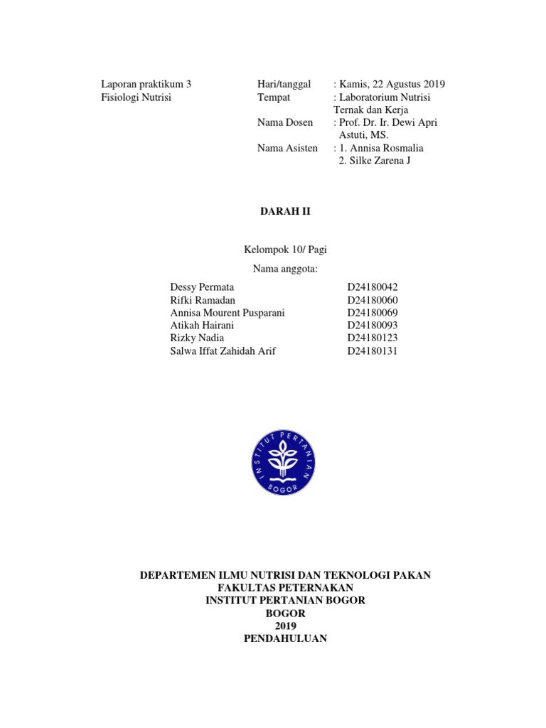 Hitung Sel Darah Merah Domba | PDF