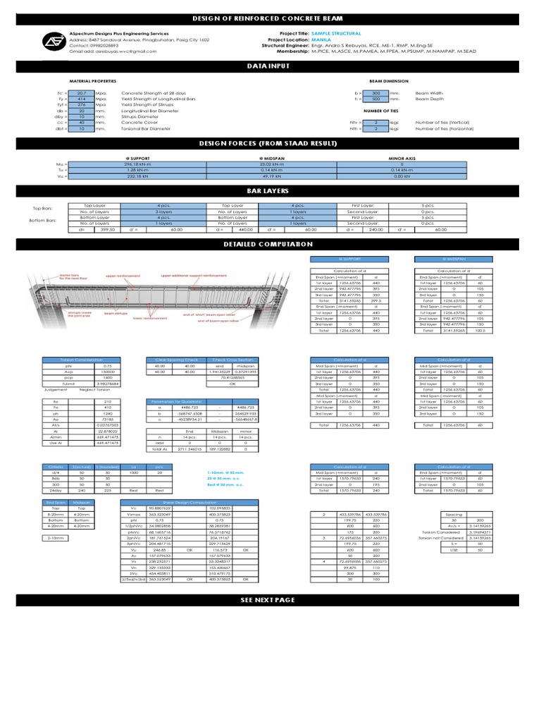 Beam Design | PDF | Beam (Structure) | Mechanical Engineering