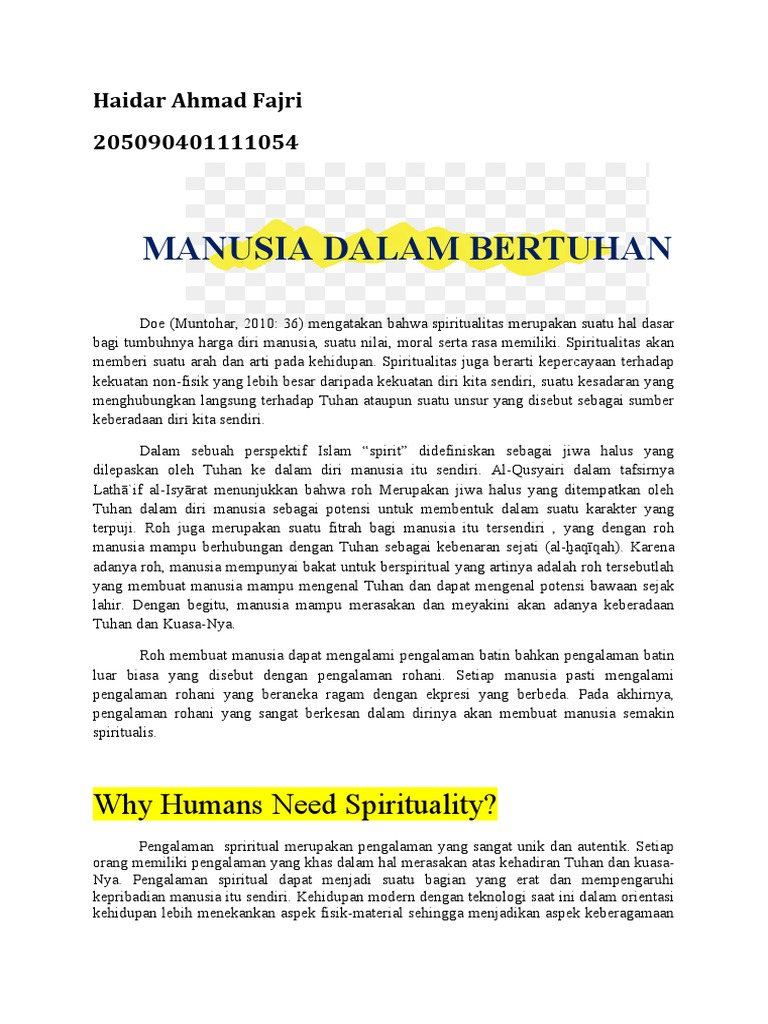 Contoh Resume Materi Yg Baik | PDF