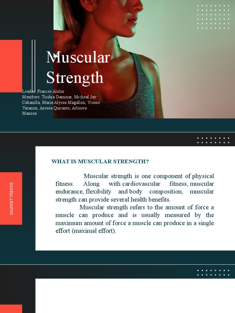 PED Muscular Strength Group Report | PDF | Muscle | Physical Fitness