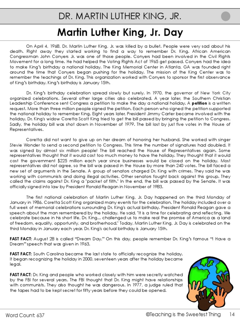 Dr. Martin Luther King, JR | PDF | Coretta Scott King | Martin Luther ...