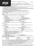 Summative Test in ESP Grade 4 | PDF