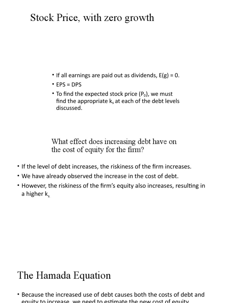 The Hamada Equation | PDF