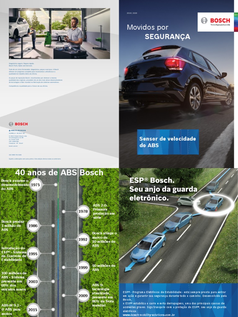 Catalogo Bosch Sensor de Abs 2019 | PDF | Freios ABS | Indústria ...