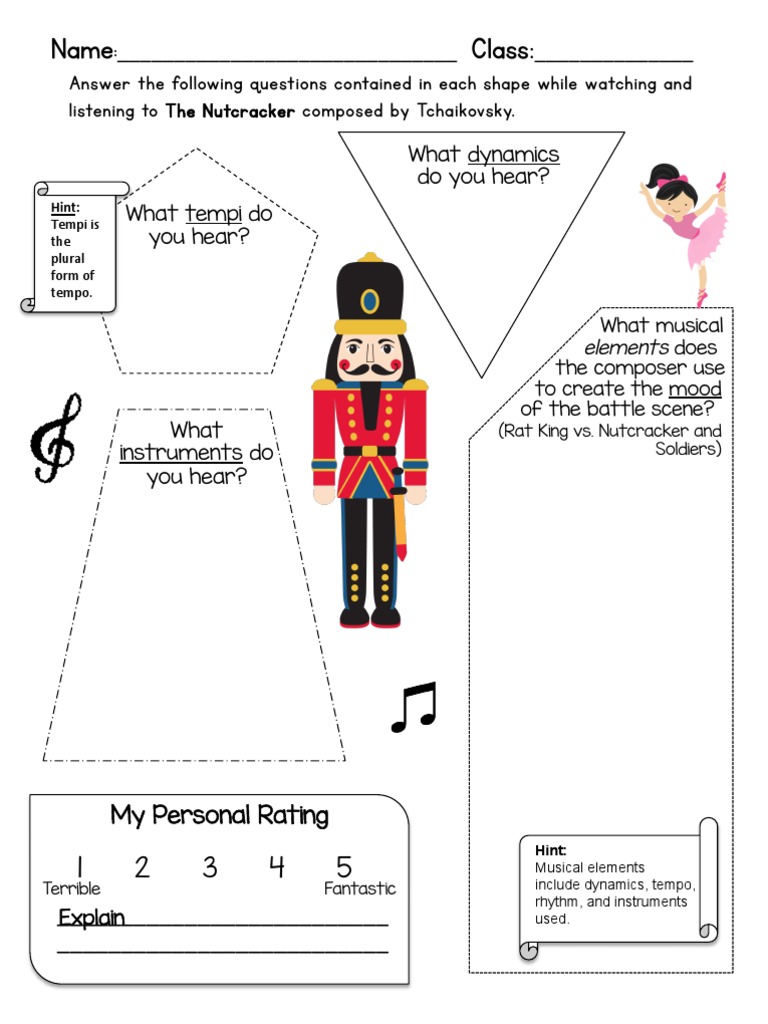 Analyzing Tchaikovsky's Nutcracker Elements | PDF